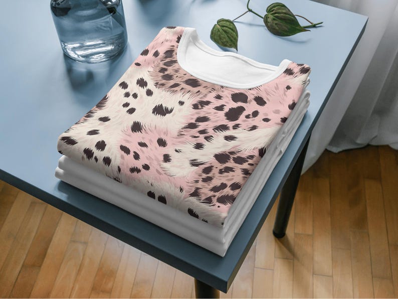 Leopard Seamless Pattern Watercolor Cheetah Animal Print Digital Paper ...