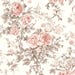 Pink Toile Chinoiserie Seamless Pattern: Vintage Floral Digital Paper ...