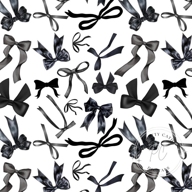 Black and White Bow Wallpaper - Etsy
