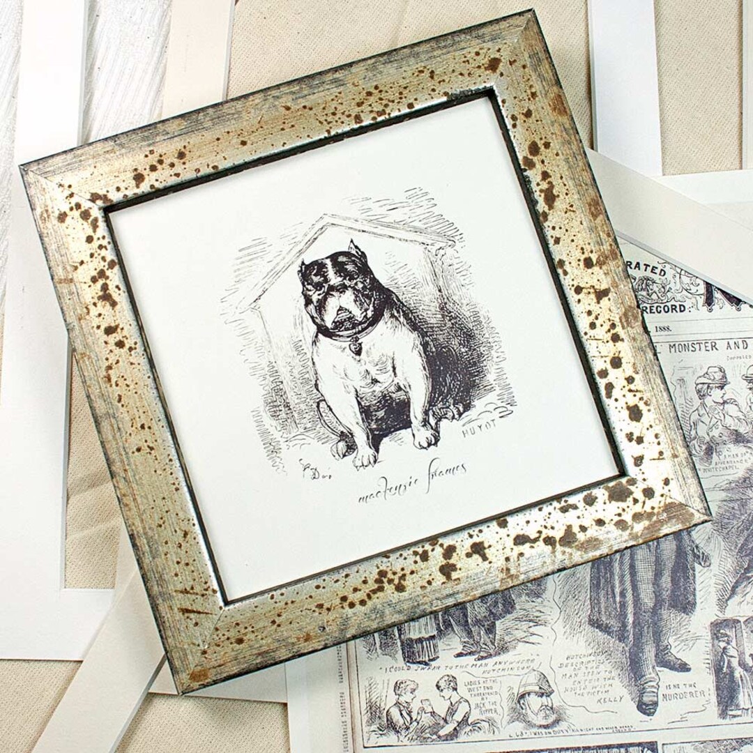 5x5 Inch Antiqued-silver Photo Frame Wedding/bridesmaids - Etsy