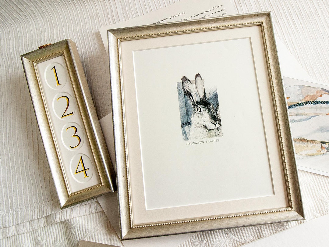 8x8 Inch Narrow Silver With Inner-bead Photo Frame for Wedding/ Family ...