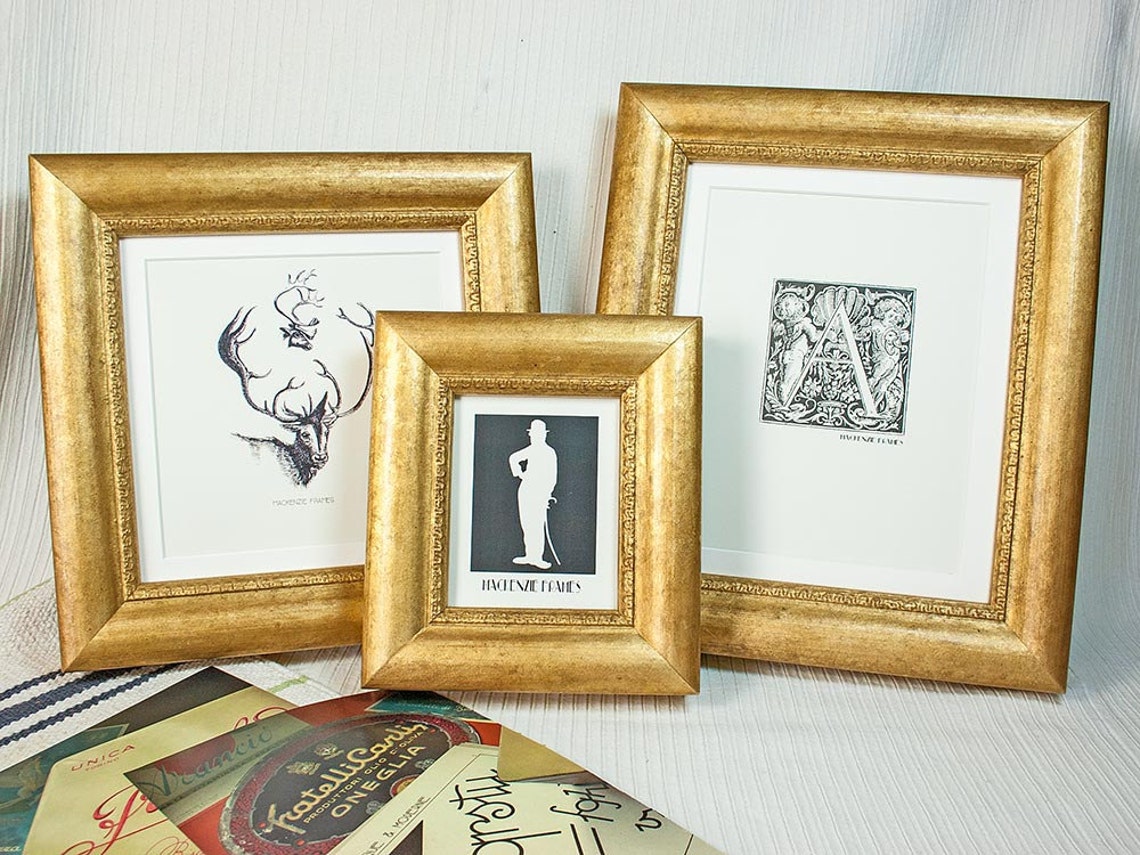 4x5 inch Old Gold Chunky Style Photo | Etsy