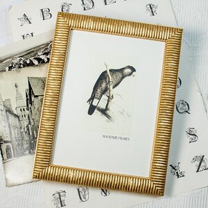 4x6 Inch Gold Frame Round-ribbed Design /golden Wedding/anniversary ...
