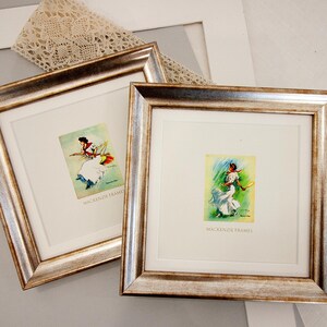 7x7 Inch Silver Photo Frame in Deluxe Simple Smooth Distressed Silver ...