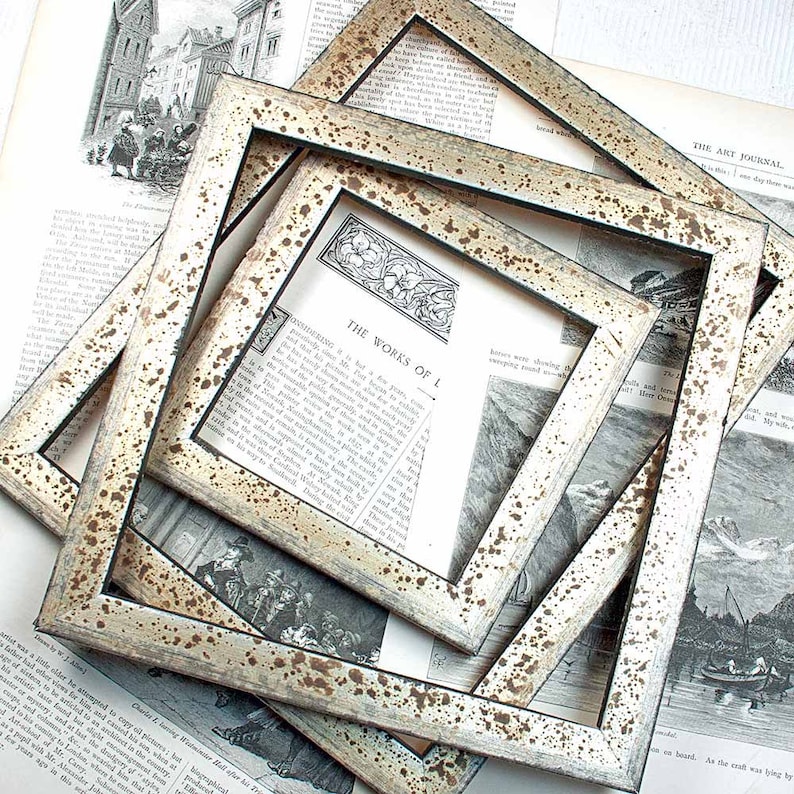 5x5 Inch Antiqued-silver Photo Frame Wedding/bridesmaids - Etsy