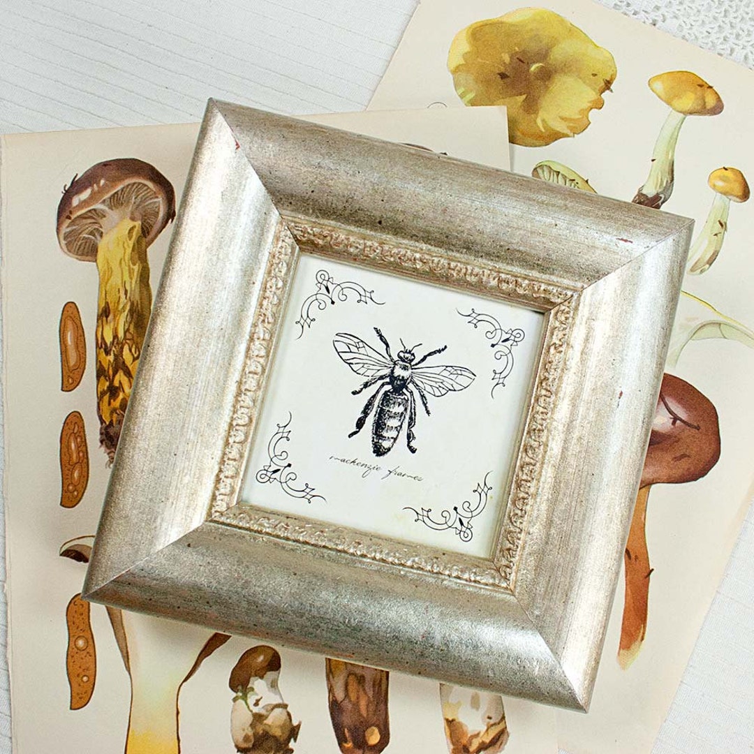 4x4 Inch Old Silver Chunky Style Deluxe Photo Frame Silver Wedding ...