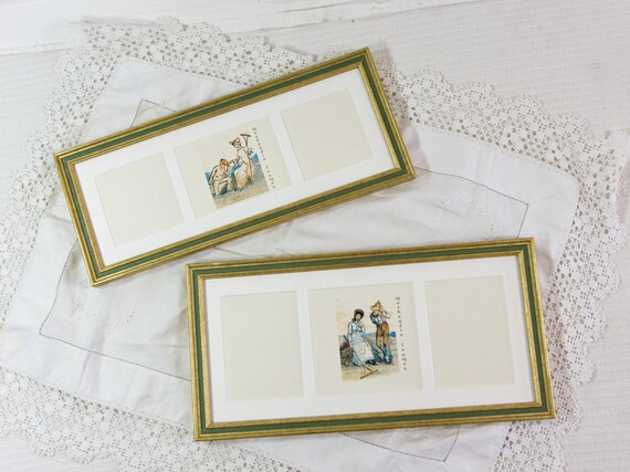 3x3 3x4 and 4x4inch Triptych Mat Format Narrow Olive-green - Etsy