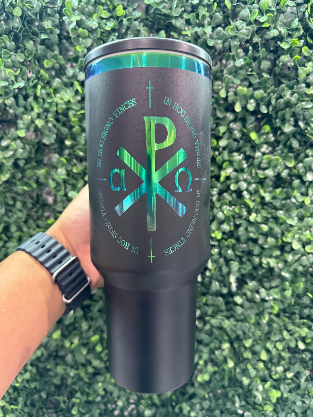 Greek Orthodox Chi Rho Tumbler 40 Oz | Customized | Holographic - Etsy