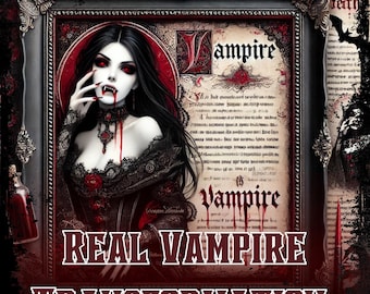 Vampire Transformation Ritual - Etsy