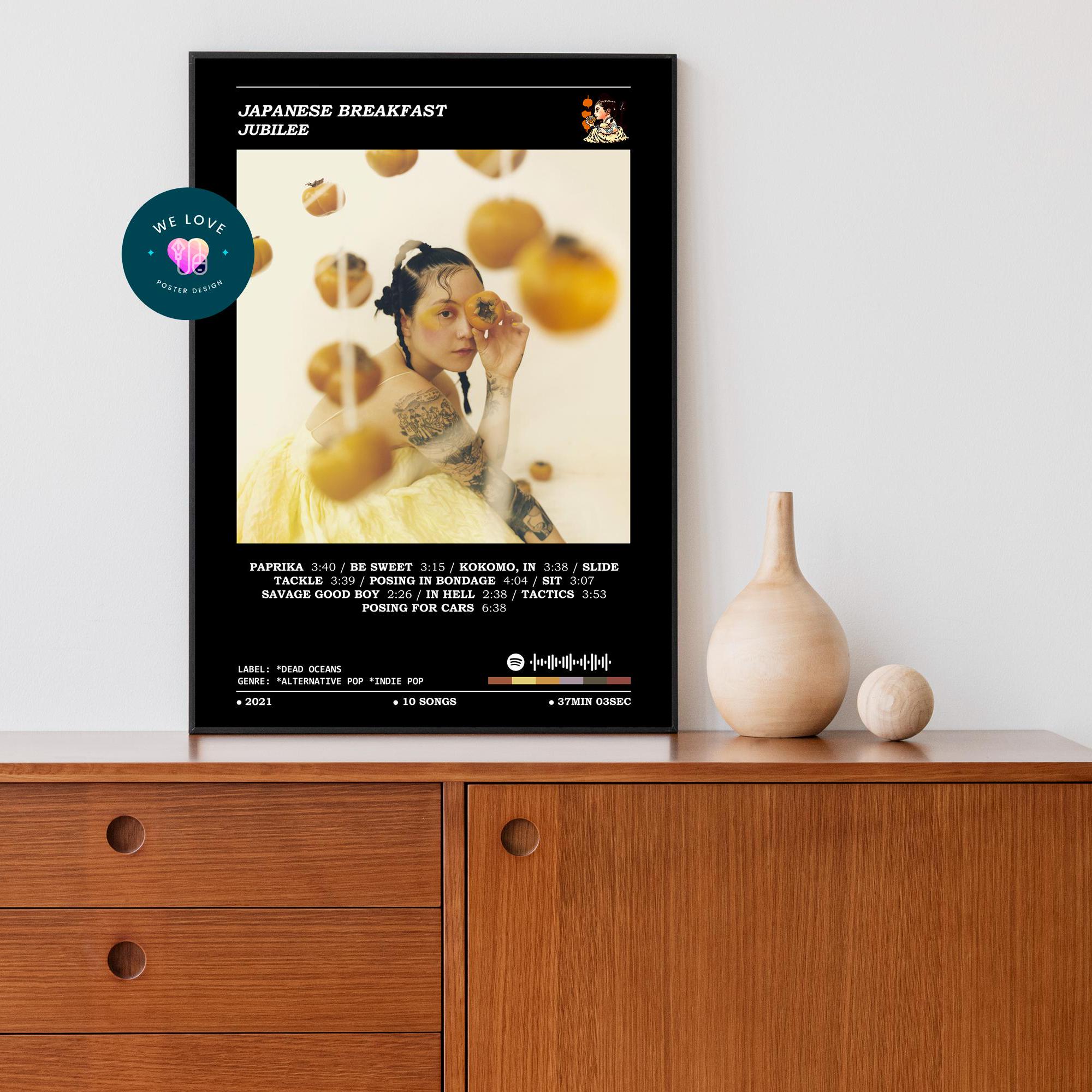 Japanese Breakfast - Jubilee Album Poster / Japanese Breakfast Poster ...