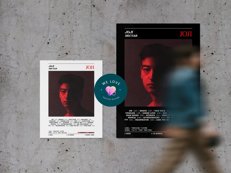 Joji - Nectar Album Poster / Joji Poster / Album Cover Poster / Album ...