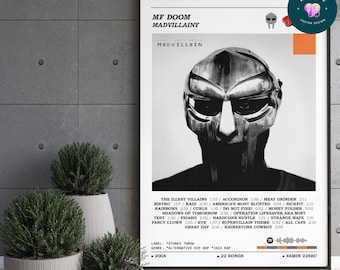 MF Doom Poster Madvillainy Album - Etsy