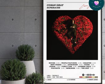 Conan Gray Superache Album Cover, Superache Album Poster, Conan Gray ...