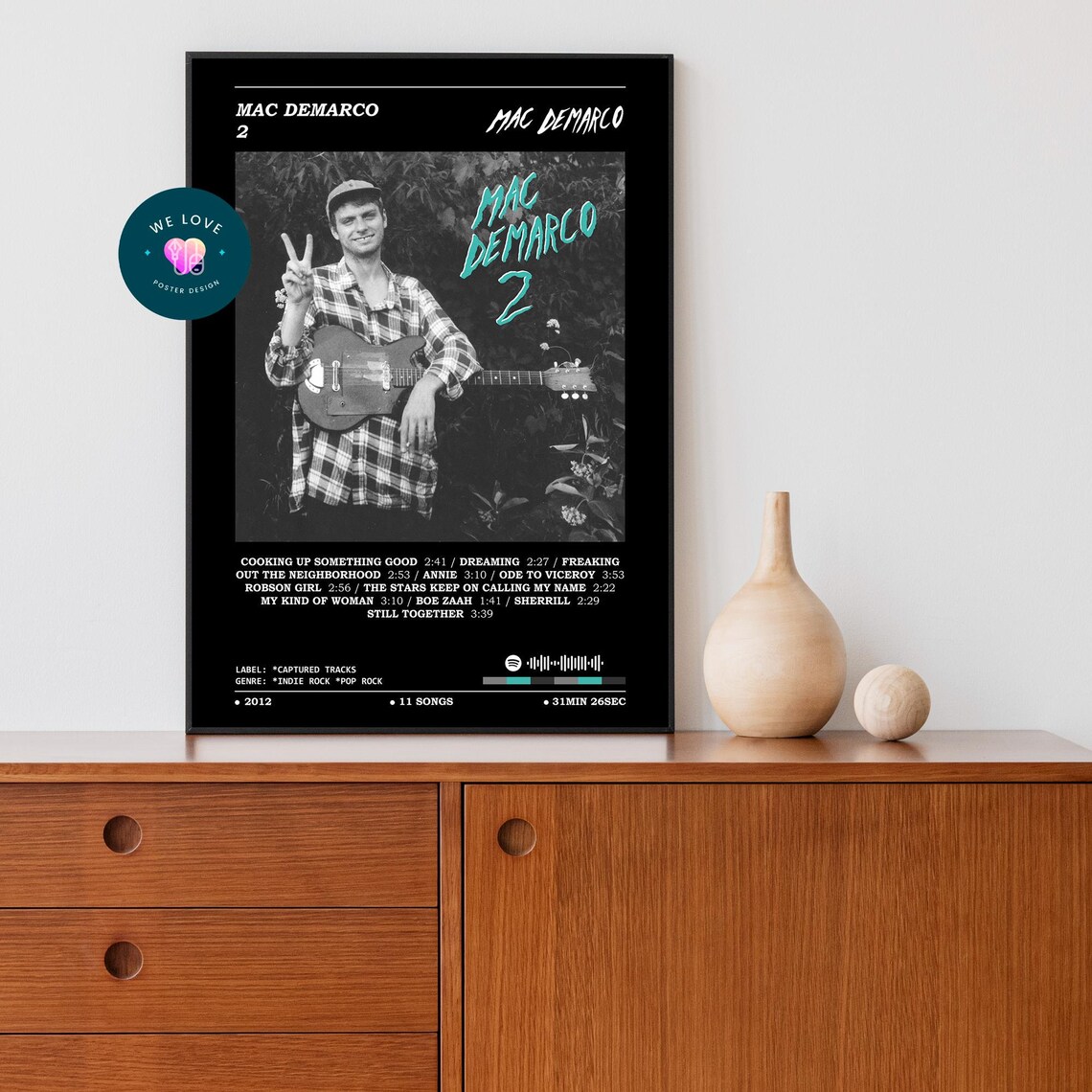 Mac Demarco - 2 Album Poster / Mac Demarco Poster / Album Cover Poster ...