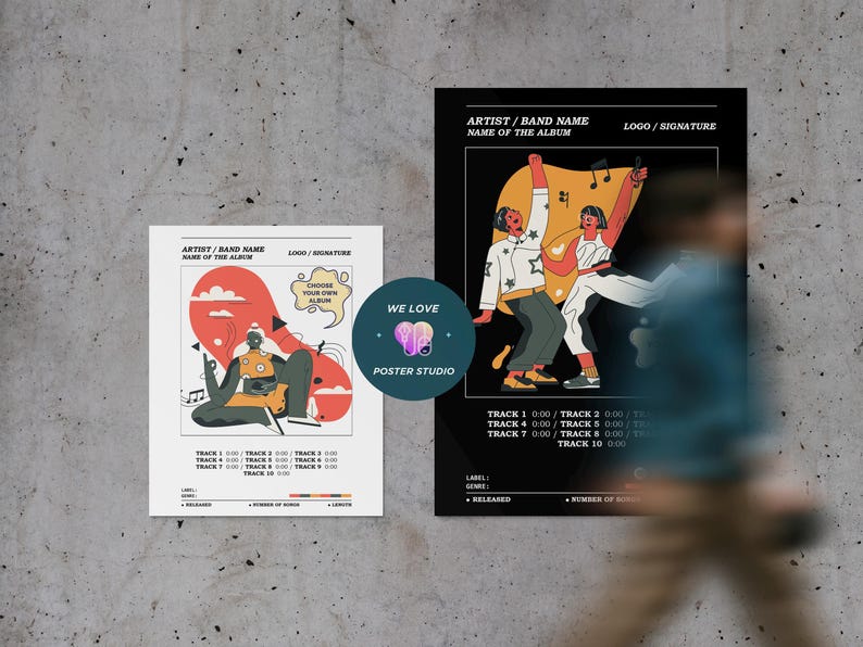 Album Cover Poster / Custom Album Cover / Album Poster / Album Cover ...