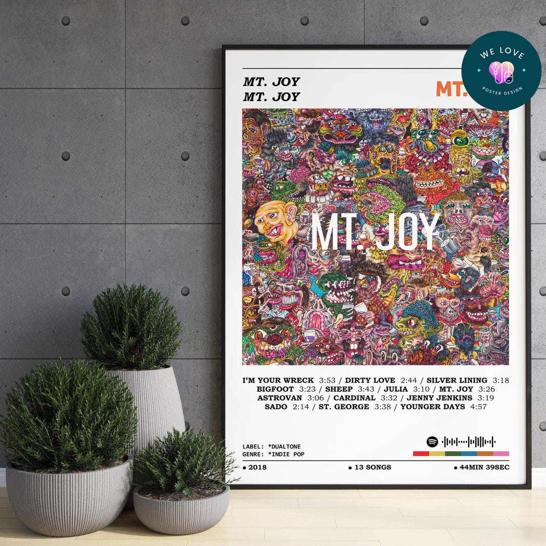 Mt. Joy - Mt. Joy Album Poster / Mt. Joy Poster / Album Cover Poster ...