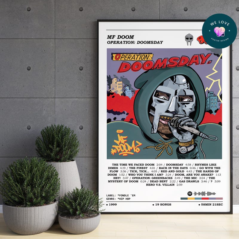 Mf Doom Poster - Etsy