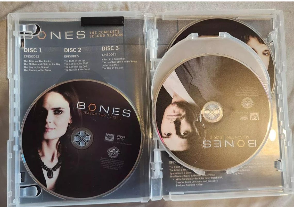 Bones -complete 2nd Season DVD - Etsy