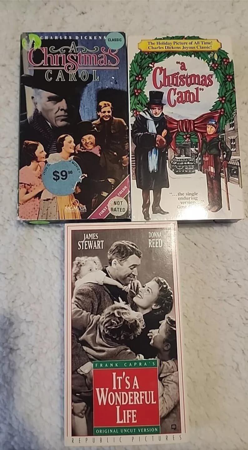 Lot of VHS Christmas Classic Movies - Etsy