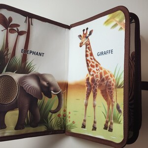 Tactile Animal Book – Interactive & Fun for Kids! - Etsy