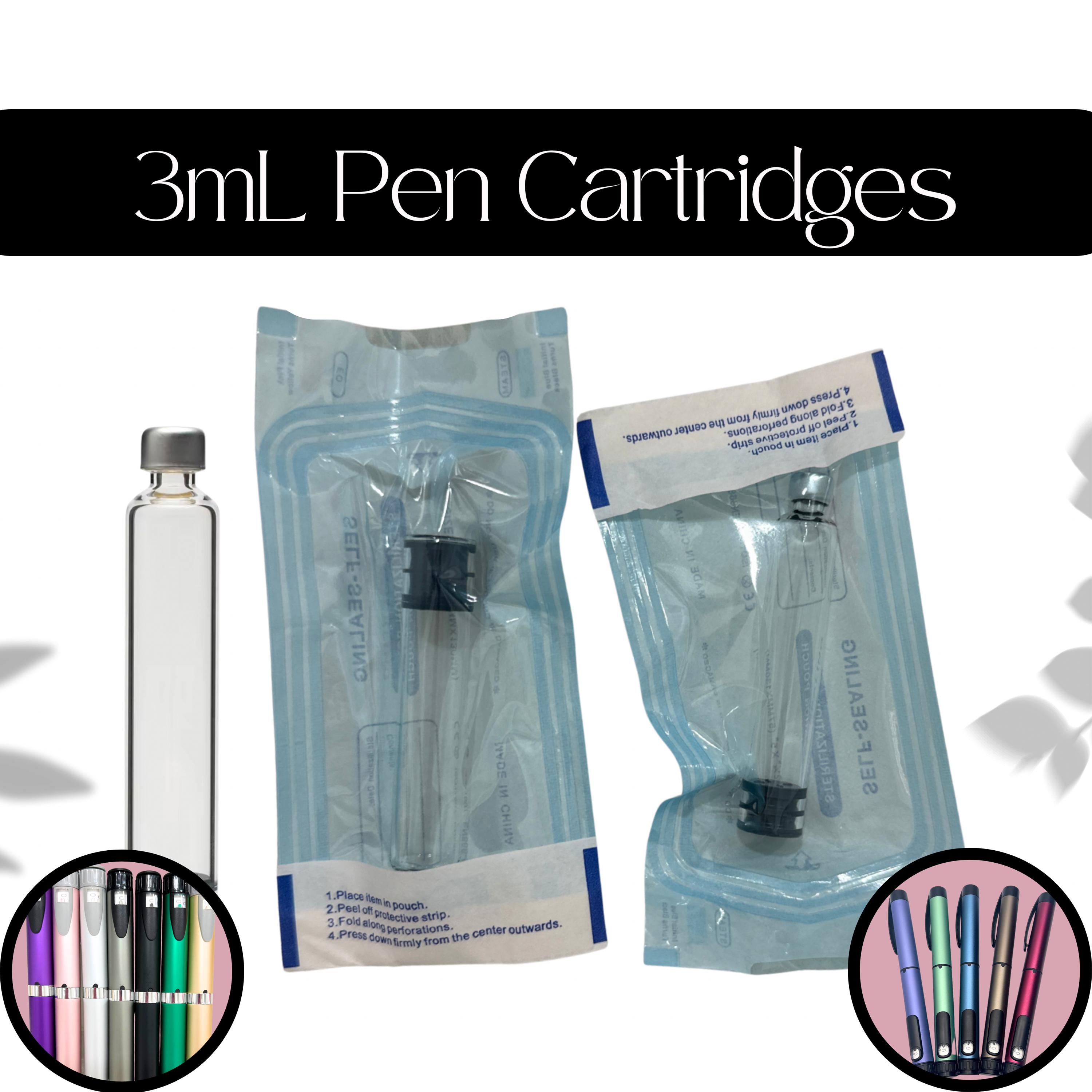 3 Ml Replacement Cartridges for V1 and V2 Pens, Cartridge Inserts for ...