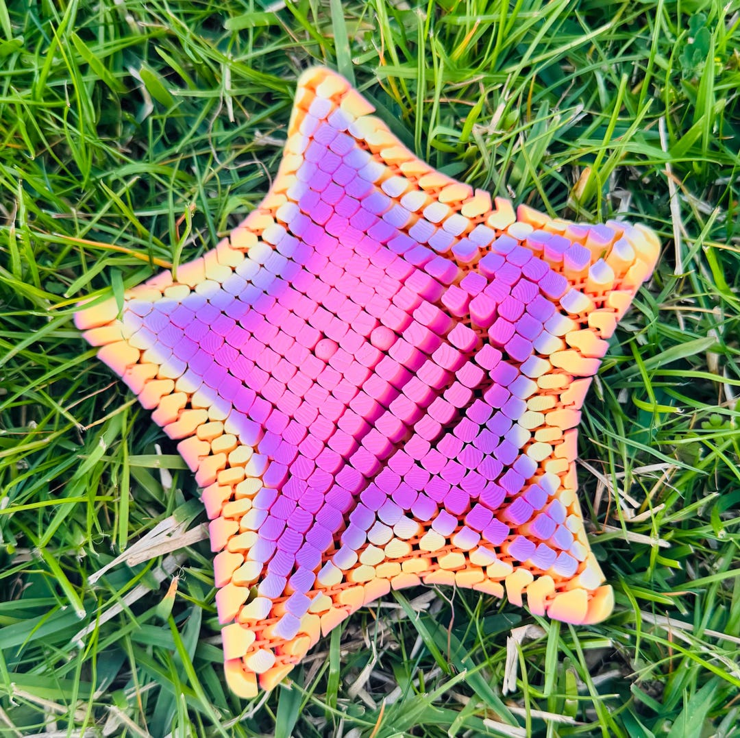 Articulating Starfish Fidget Toy: 3D Printed Desk Decor - Etsy