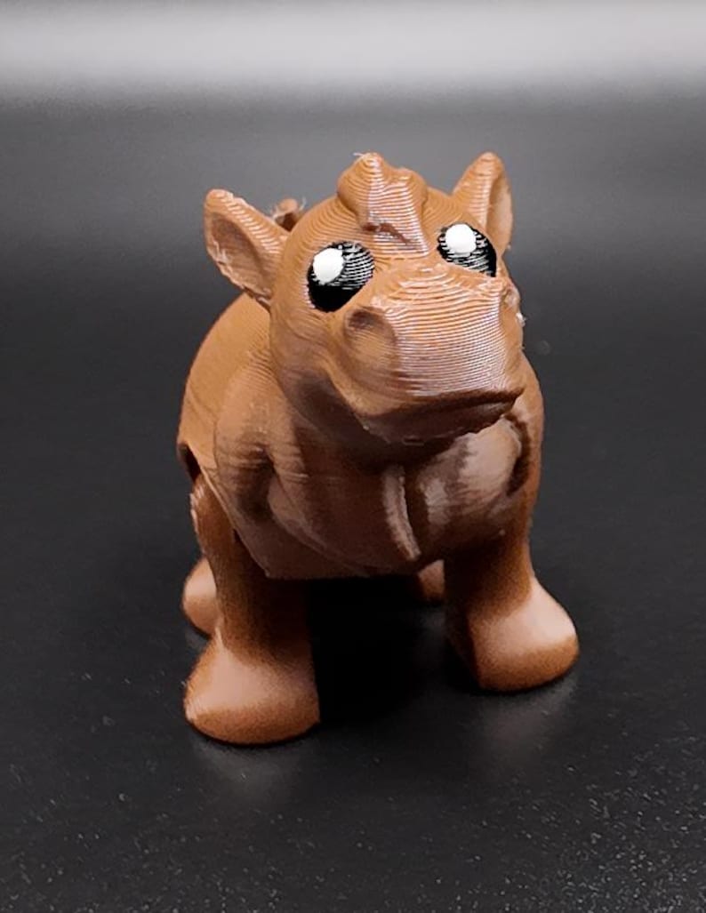 Kawaii Moose - Articulating Fidget Desk Buddy - With Keychain - Etsy