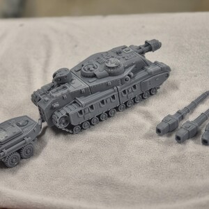 Menaulion Assault Gun - Sci-fi Heavy Support Tank - Etsy