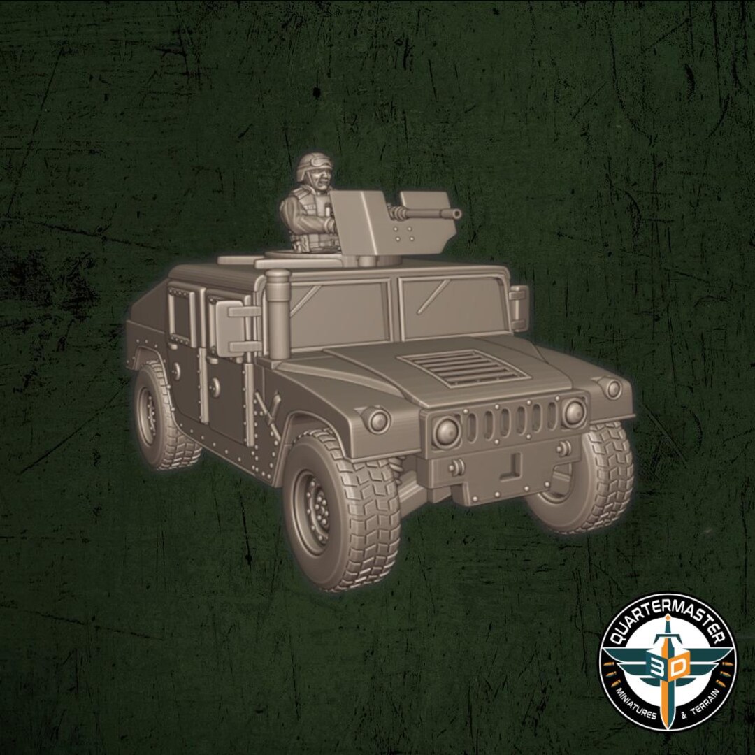 HMMWV / HUMVEE With Multiple Turret Options - 28mm Scale ...