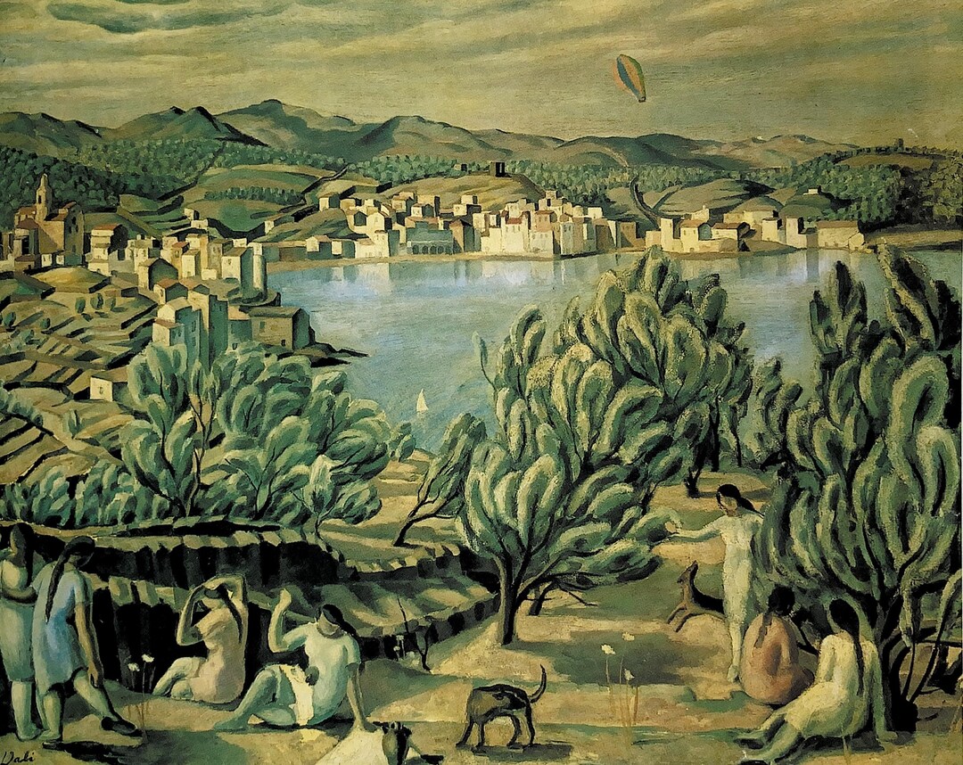 Cadaques, Dalì, Tempered Glass, UV Glass Printing, Wall Hanging ...