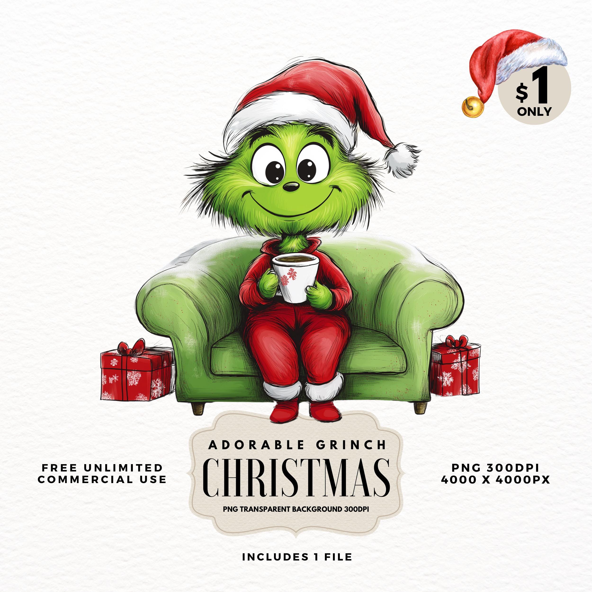 The Grinch Christmas Clipart . Grinchmas. Christmas Illustrations ...