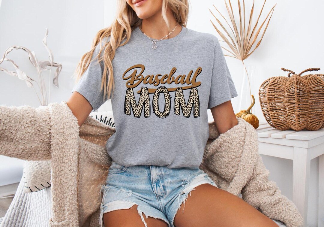 Cheetah Print Baseball Mom Png, Trendy Baseball Png, Baseball Png ...