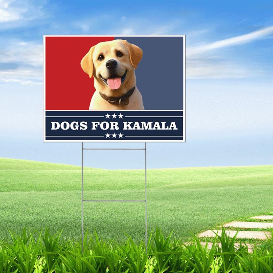 Kamala Harris Yard Sign, Harris Walz Lawn Sign, 2024 Election Yard Sign ...