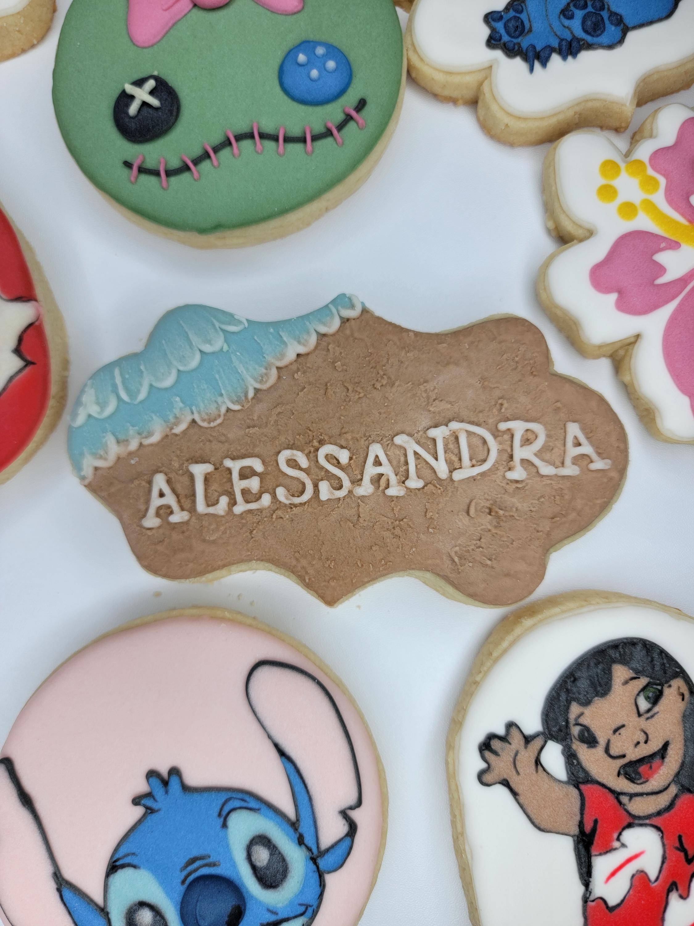 Blue Alien Cookies, Lilo and Stitch Cookies, Birthday Cookies - Etsy