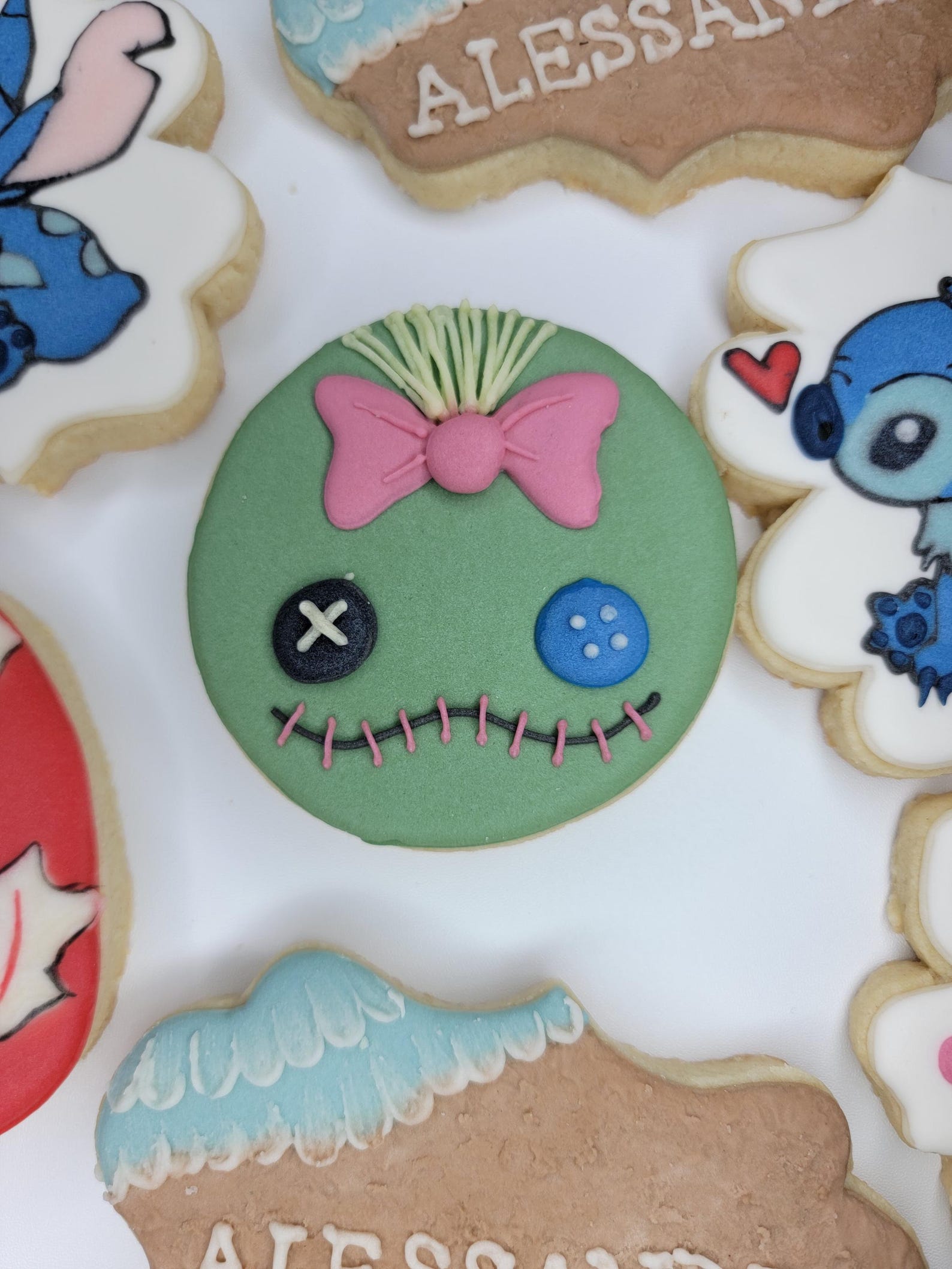 Blue Alien Cookies, Lilo and Stitch Cookies, Birthday Cookies - Etsy