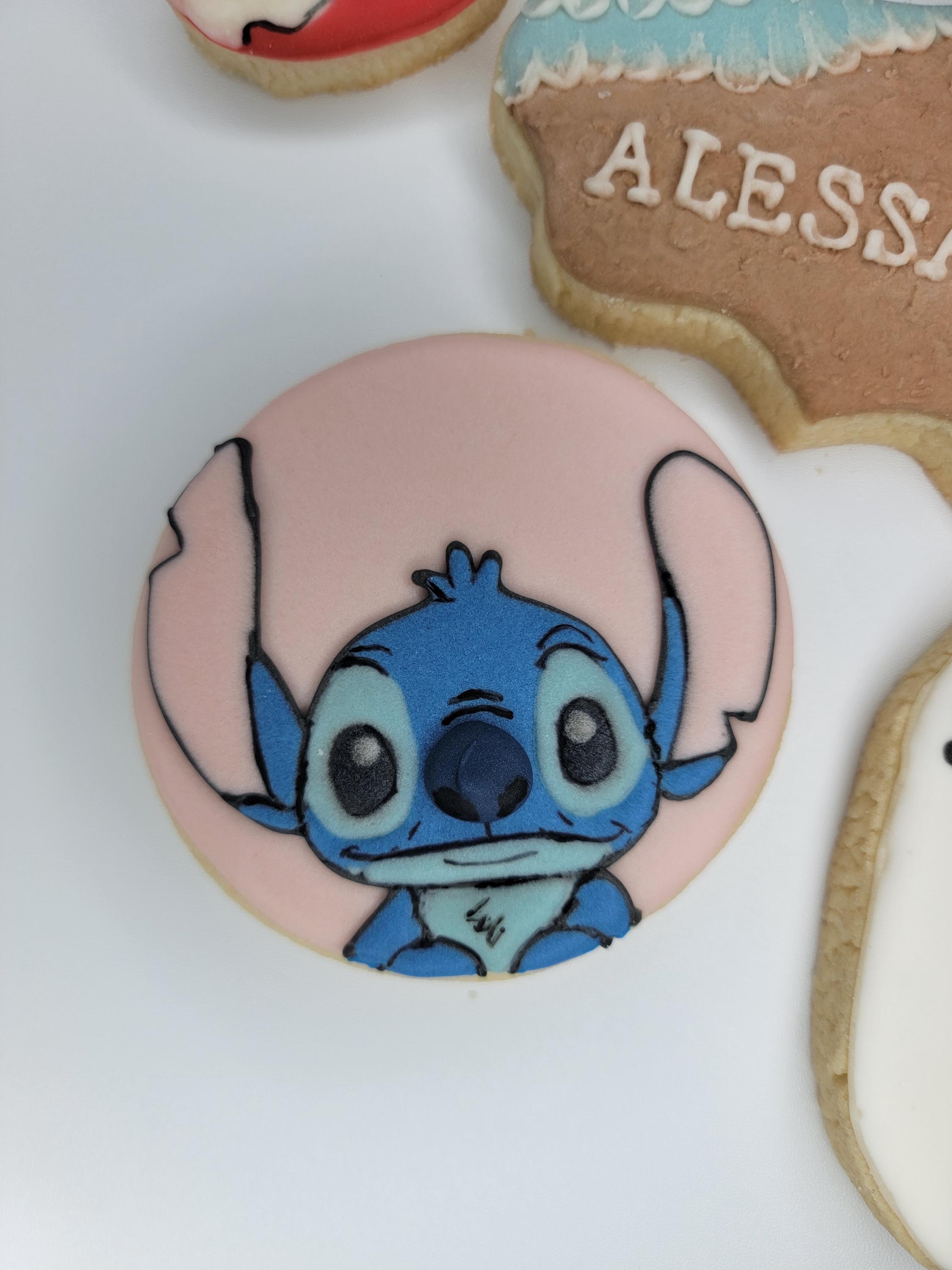 Blue Alien Cookies, Lilo and Stitch Cookies, Birthday Cookies - Etsy