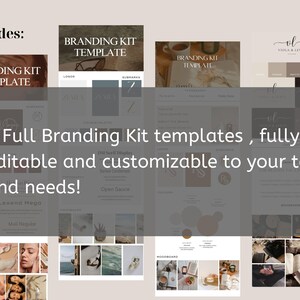 2024 Brand Kit Template | Brand Board Template | Pre-made Branding Kit ...