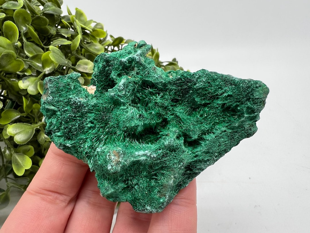 Raw Malachite Crystal Specimen: Congo Minerals, Green Stone - Etsy