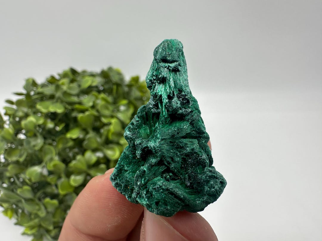 Raw Malachite Crystal: Congo Mineral Specimen, Chakra Stone - Etsy