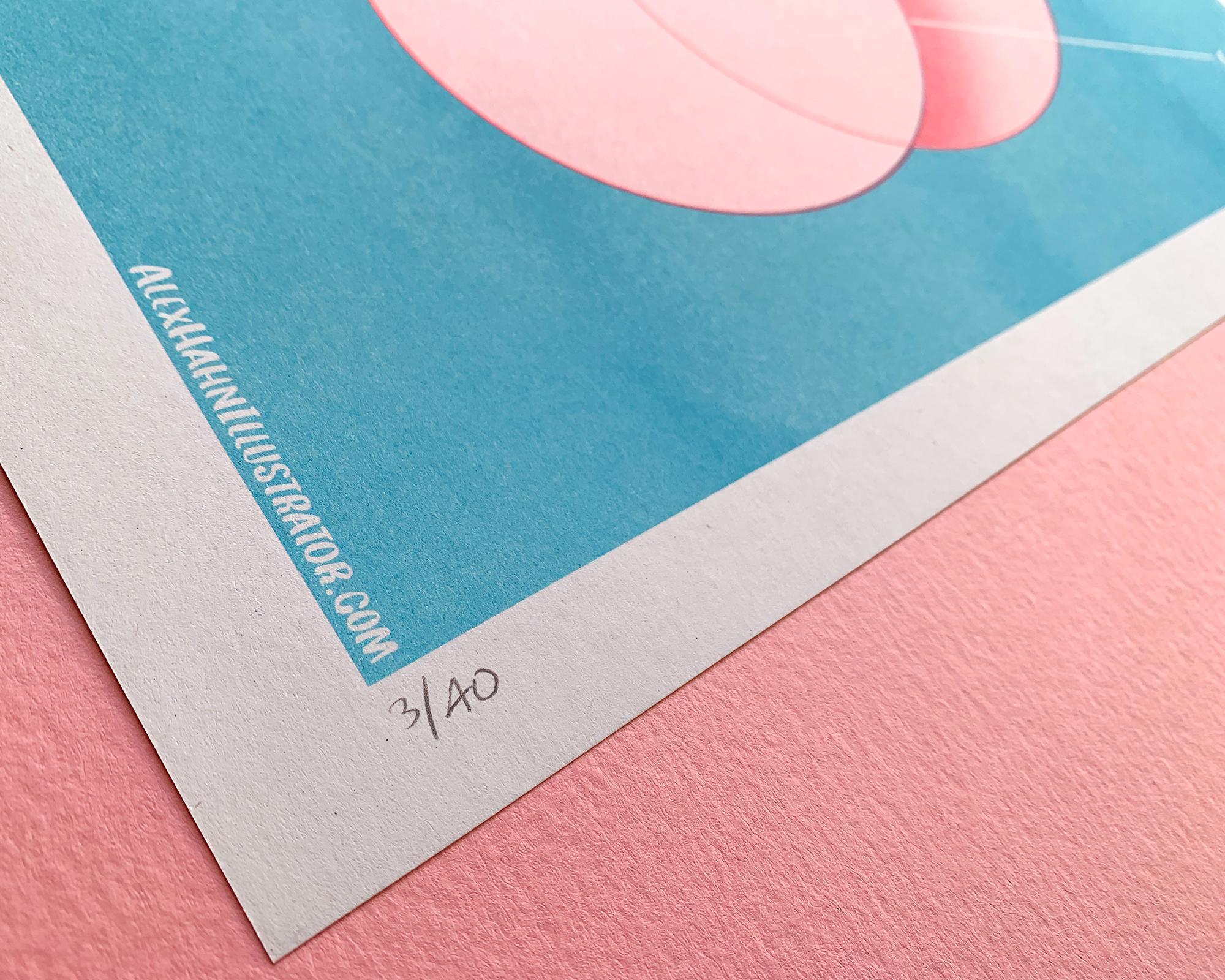 Cheeky RISO Print – Venn Diagram/butt "beans, Stomachs & Farts" [A4 ...