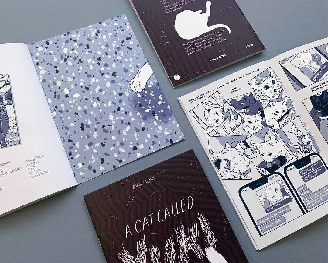 A Cat Called Yuki – A5 Mini Comic by Alex Hahn - Etsy