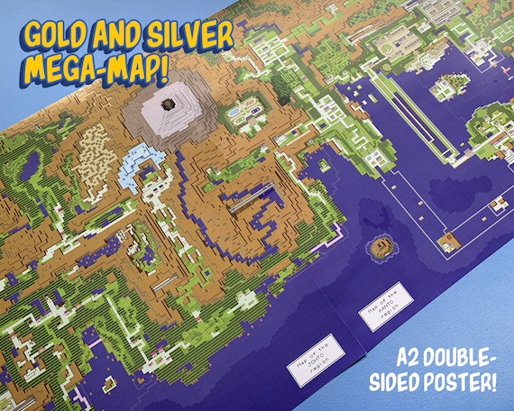 Pokemon Soul Silver Kanto Map