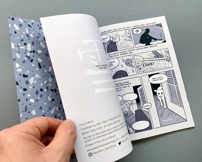 A Cat Called Yuki A5 Mini Comic by Alex Hahn | Etsy