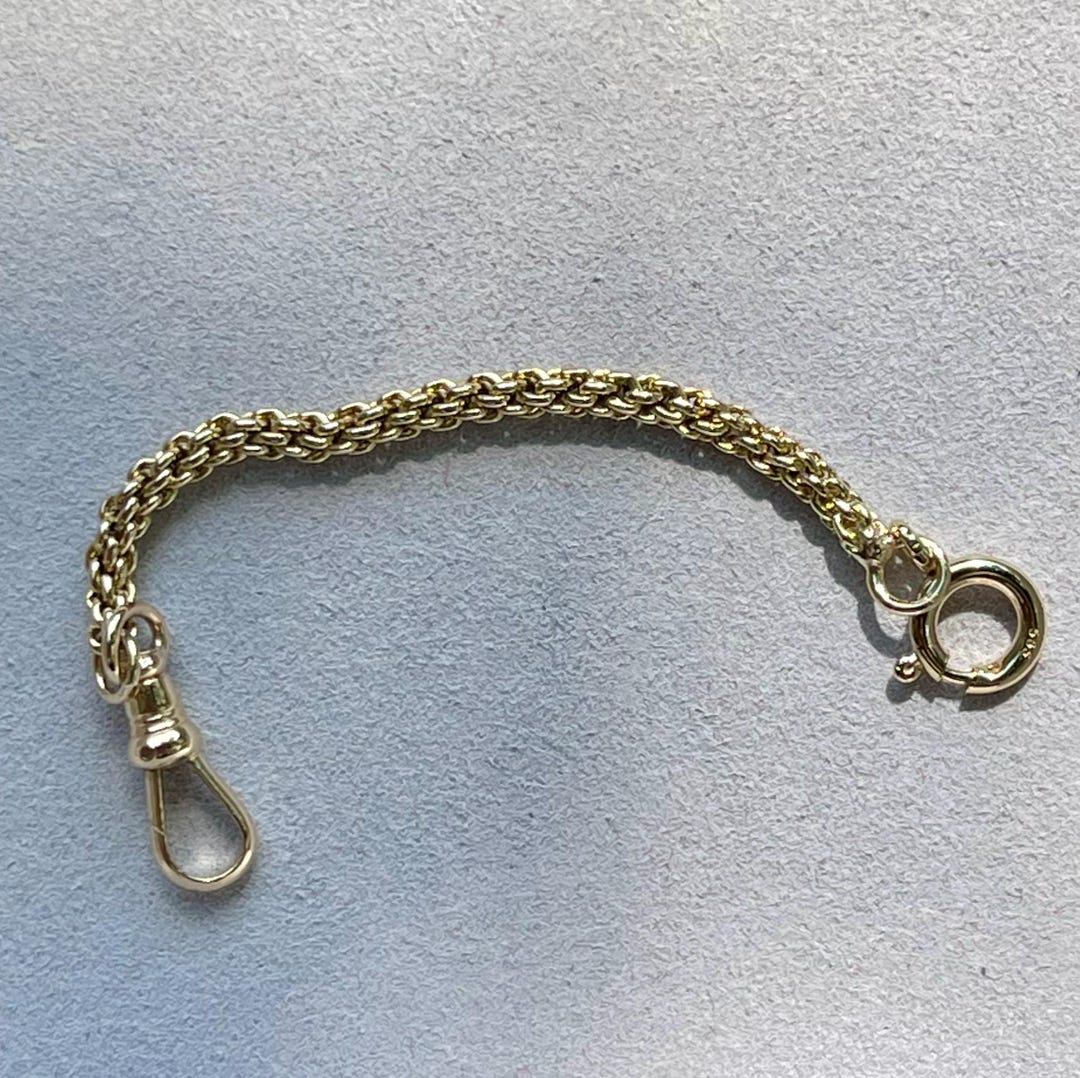 Antique Vintage 14K Yellow Gold Dog Clip Chain Extender - Etsy