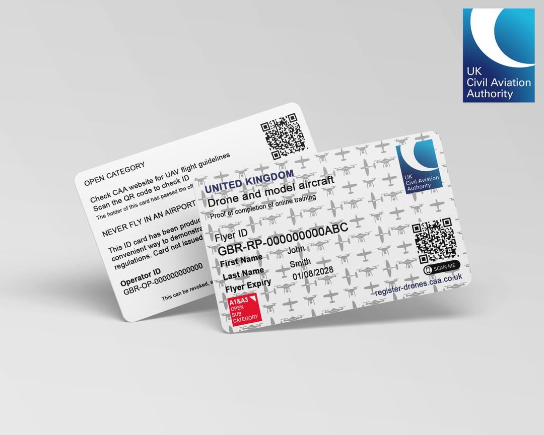 CAA Drone ID Card - Etsy UK