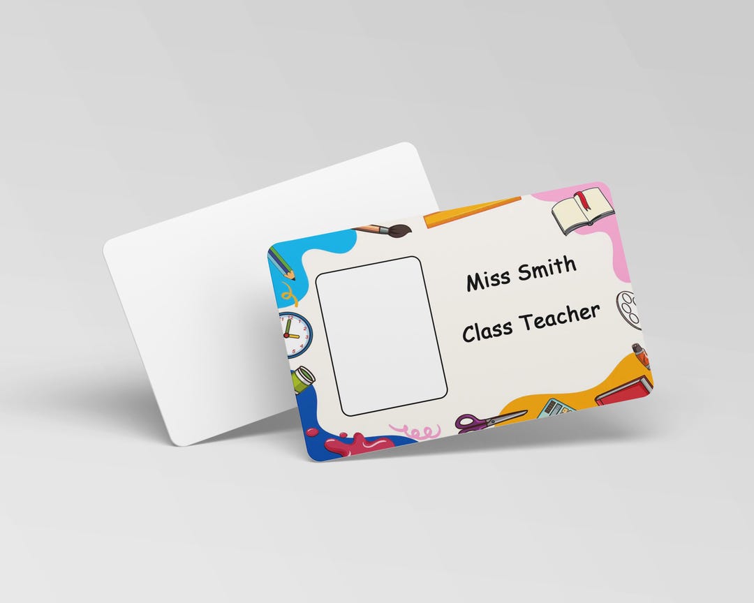 Class Teacher ID Card - Etsy