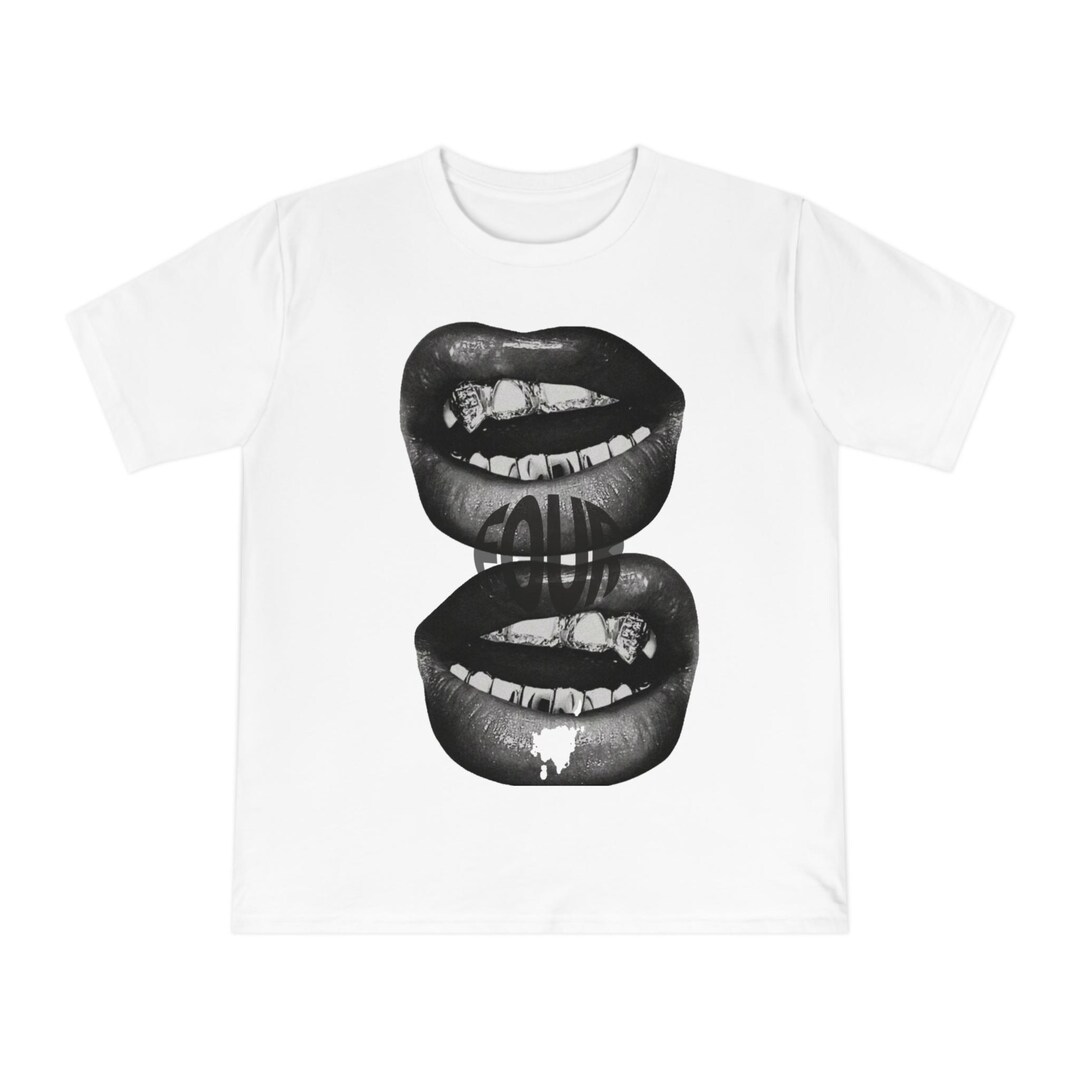 Custom Lip Print T-shirt White Black - Etsy