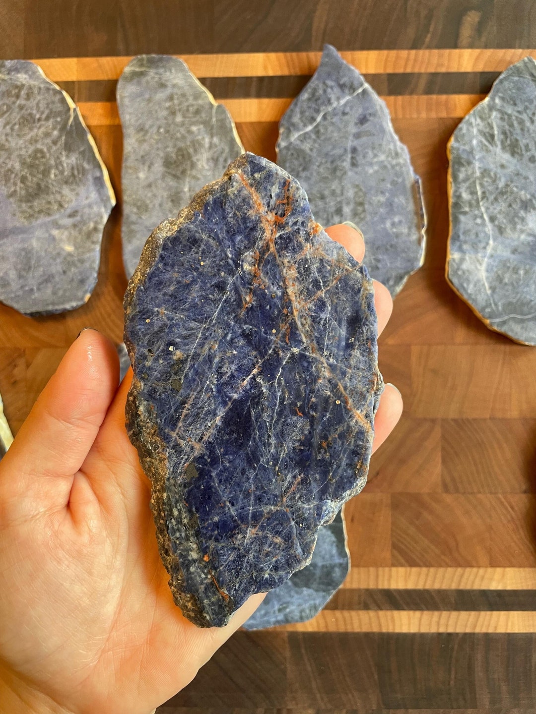 Sodalite Slab / Lapidary / Sodalite Mineral / Jewelry Making / Raw ...