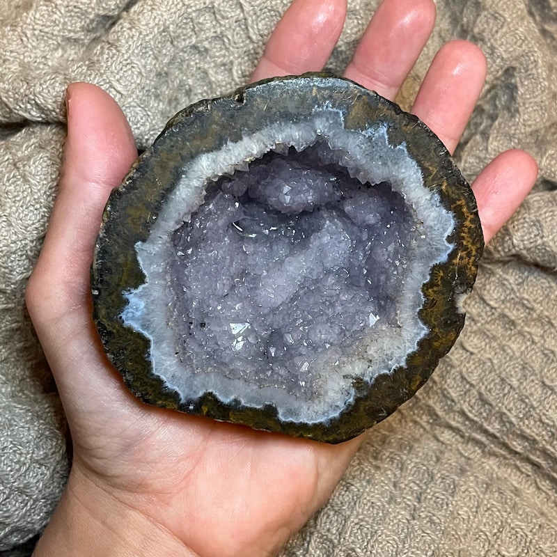 Agate Druzy Geode - Etsy
