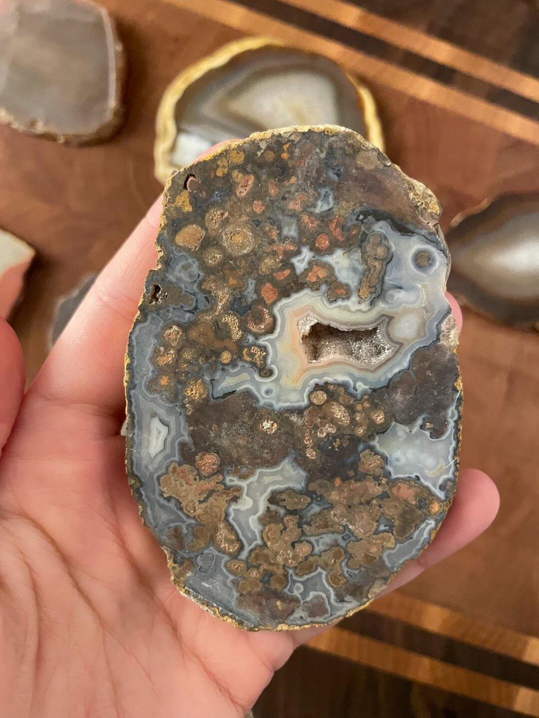 Assorted Agate Slab / Brazilian Agate / Flower Agate / Jewelry Making ...